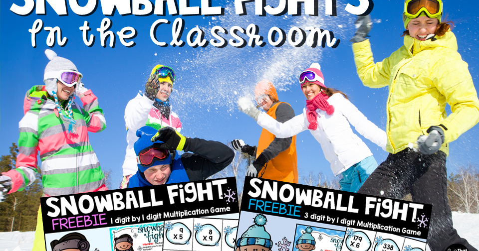 Snowball Fights in the Classroom | All About 3rd Grade