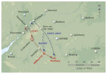 Cirencester wargames: First Battle of Newbury, 1643 - Part I