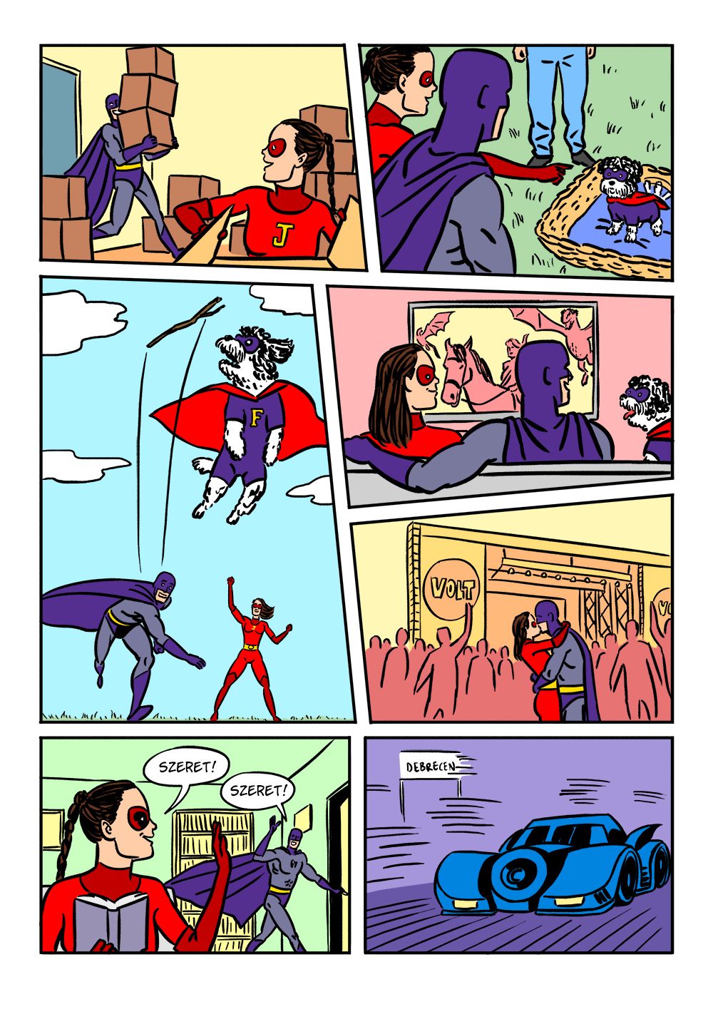 kommunikációs hiba: Képregény esküvőre