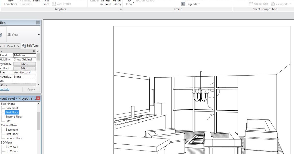 ino-designs: One of the ways to render an indoor scene/room on revit ...