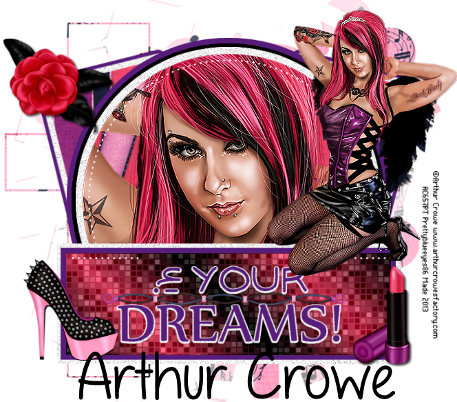 Prettyblueeyes86 Creations: Arthur Crowe "Dark Princess Tag and Snags