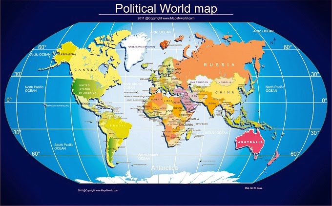 Mapa del Mundo Geografía Política
