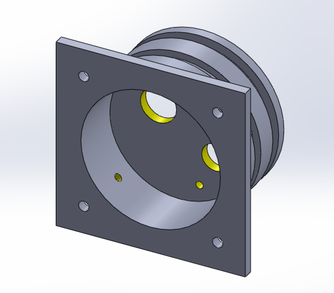 RoboGoby – ROV/AUV Submersible: Watertight Compartment – CAD Model