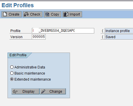 VENKAT SAP BASIS: How to change SAP parameters