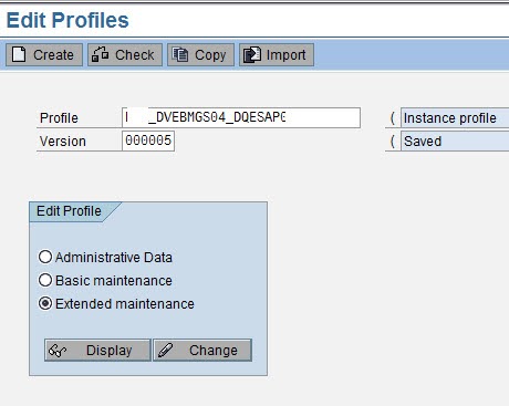 VENKAT SAP BASIS: How to change SAP parameters