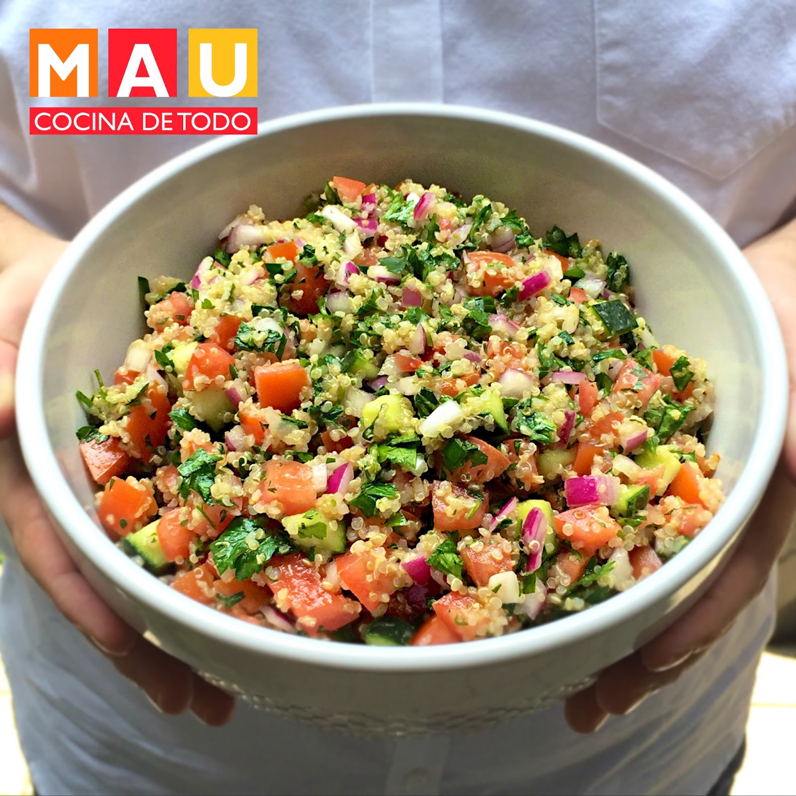 Mau Cocina de Todo: Tabbouleh con Quinoa (tabule)