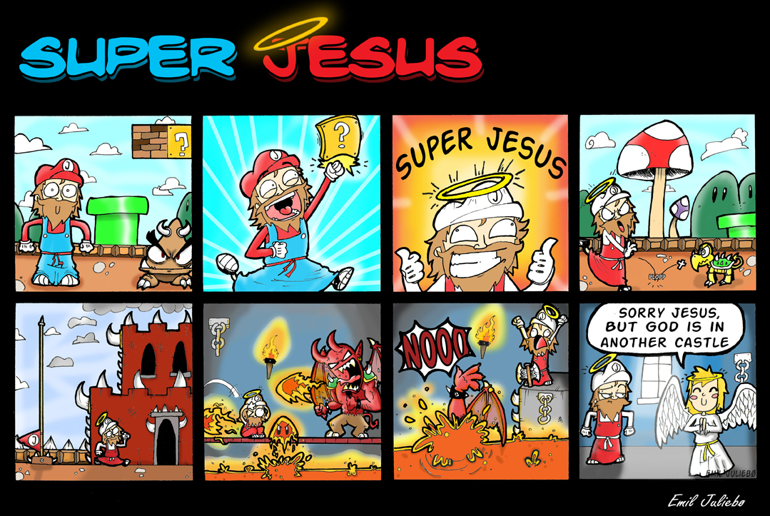 Langs Veien -i Hans hender: Super Mario vs Super Jesus