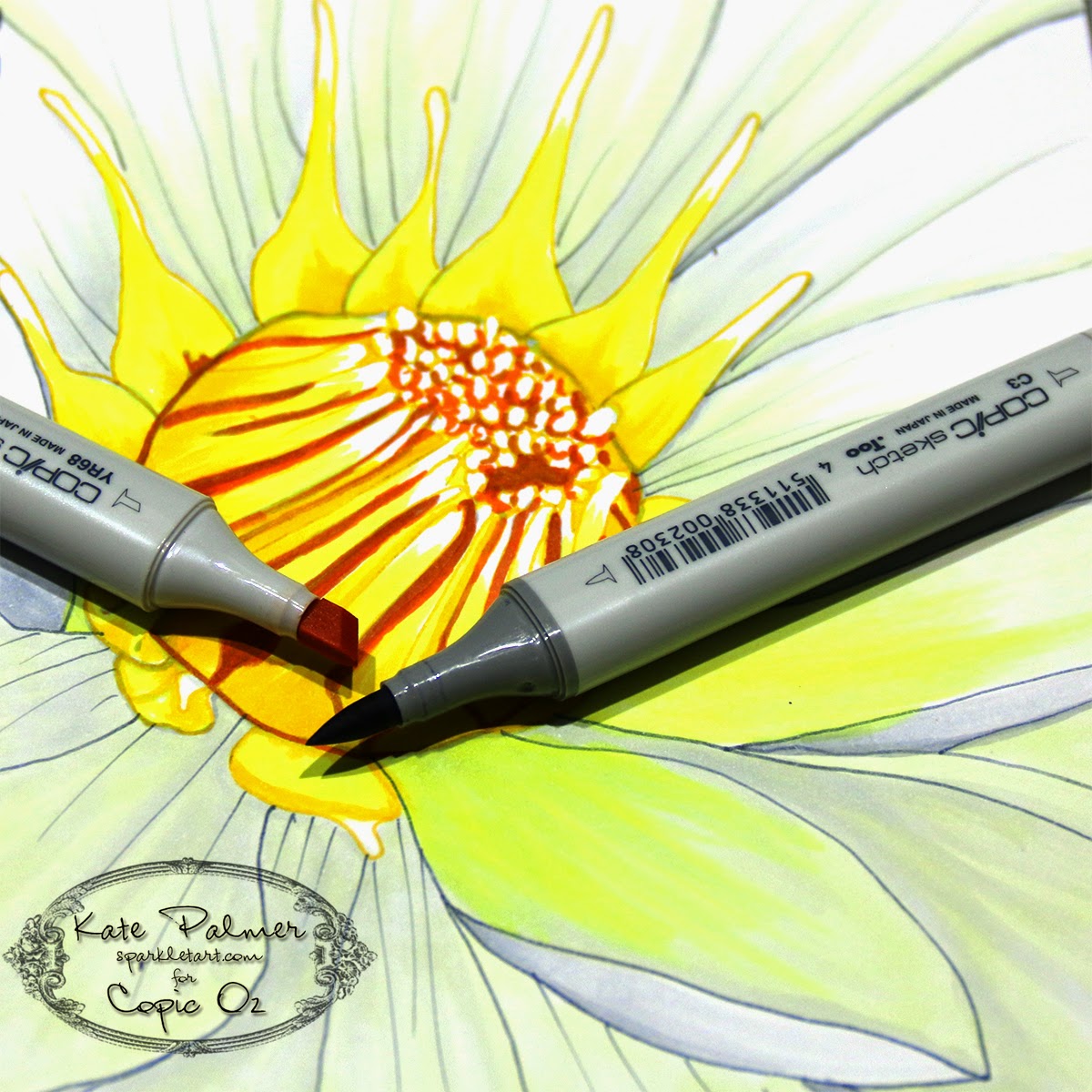 copic oz: Combining Watercolour Pencils with your Copics