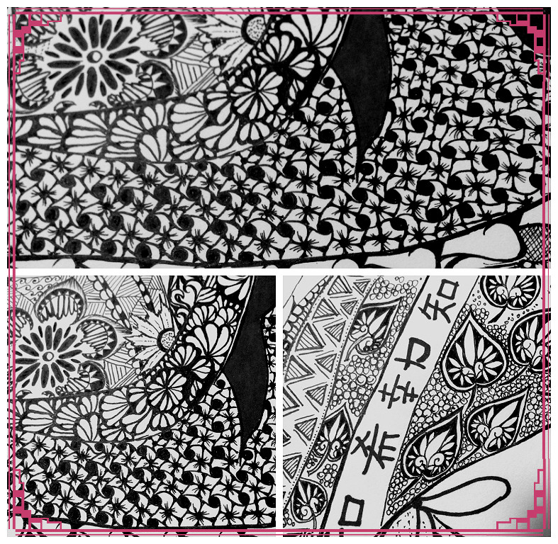 Zentangle : Little Girlie - Destiny's Child