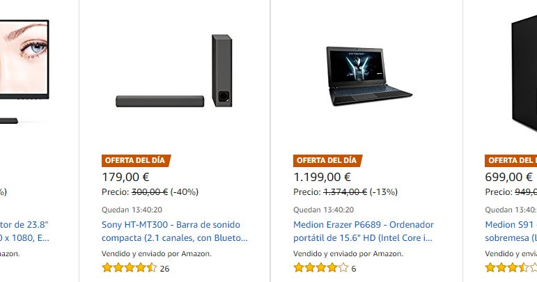 ¡Ofertas 22/01 Amazon! Tres "Ofertas del Día" y siete "Ofertas Flash" a ...