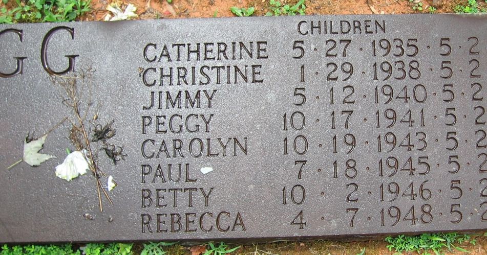 Rural North Carolina History: Catherine, Christine, Jimmy, Peggy ...
