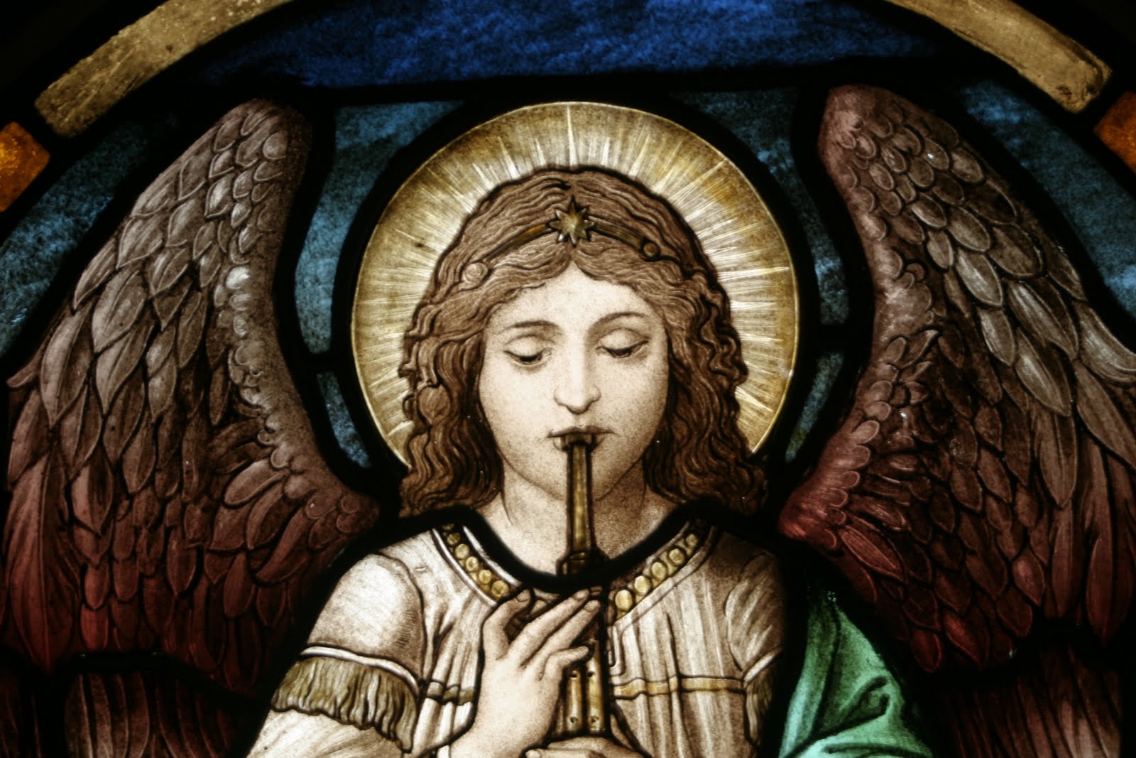 Terri's Sunday Morning Shots (& a few others): Stained glass - Holy Angels