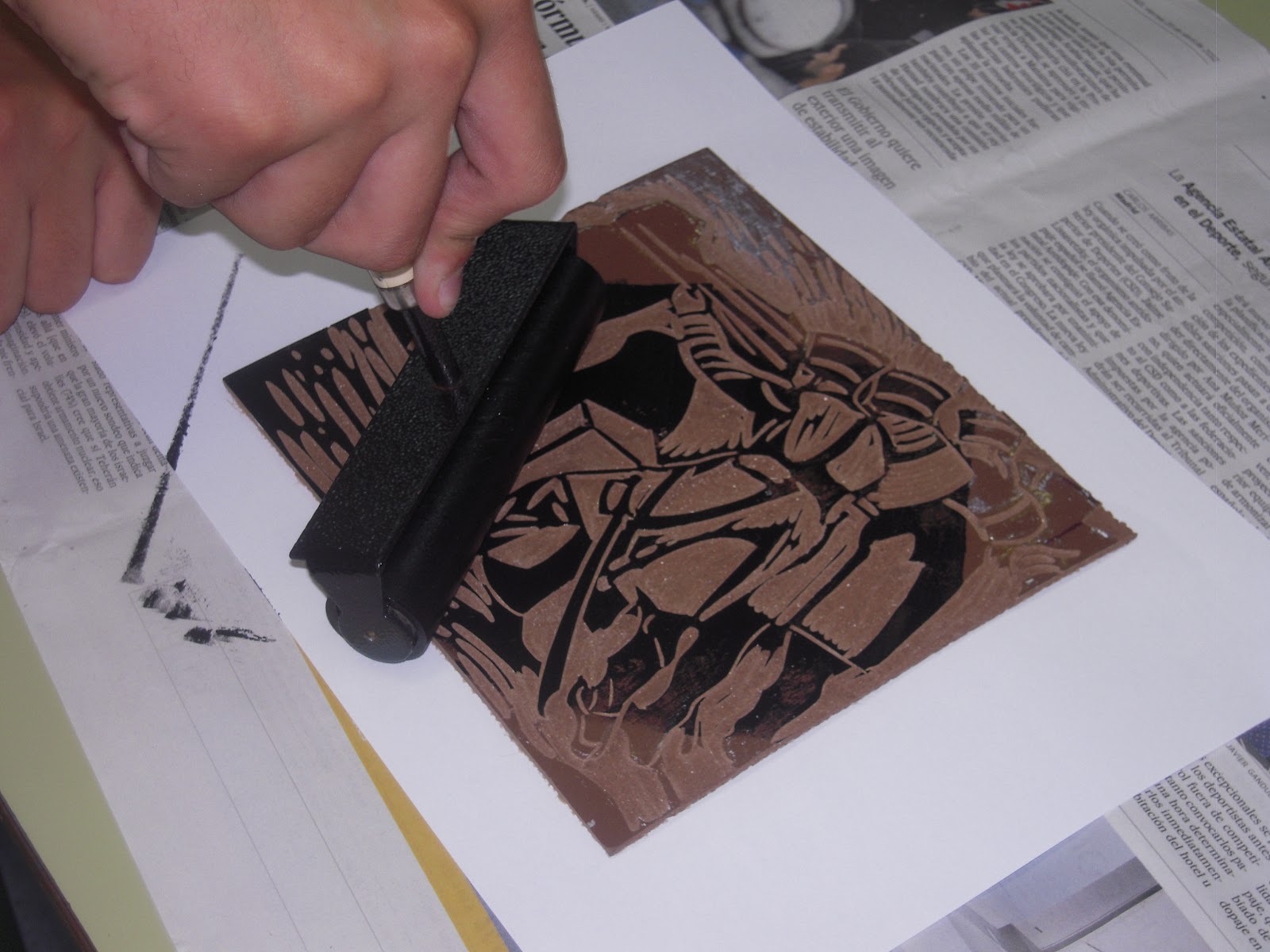 La constitucion de 1812: linograbado