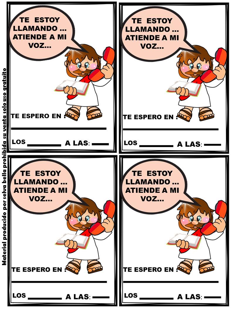 SELVA BELLA: INVITACIÓN PARA LA ESCUELA DOMINICAL SELVA BELLA: INVITACIÓN PARA LA ESCUELA DOMINICAL