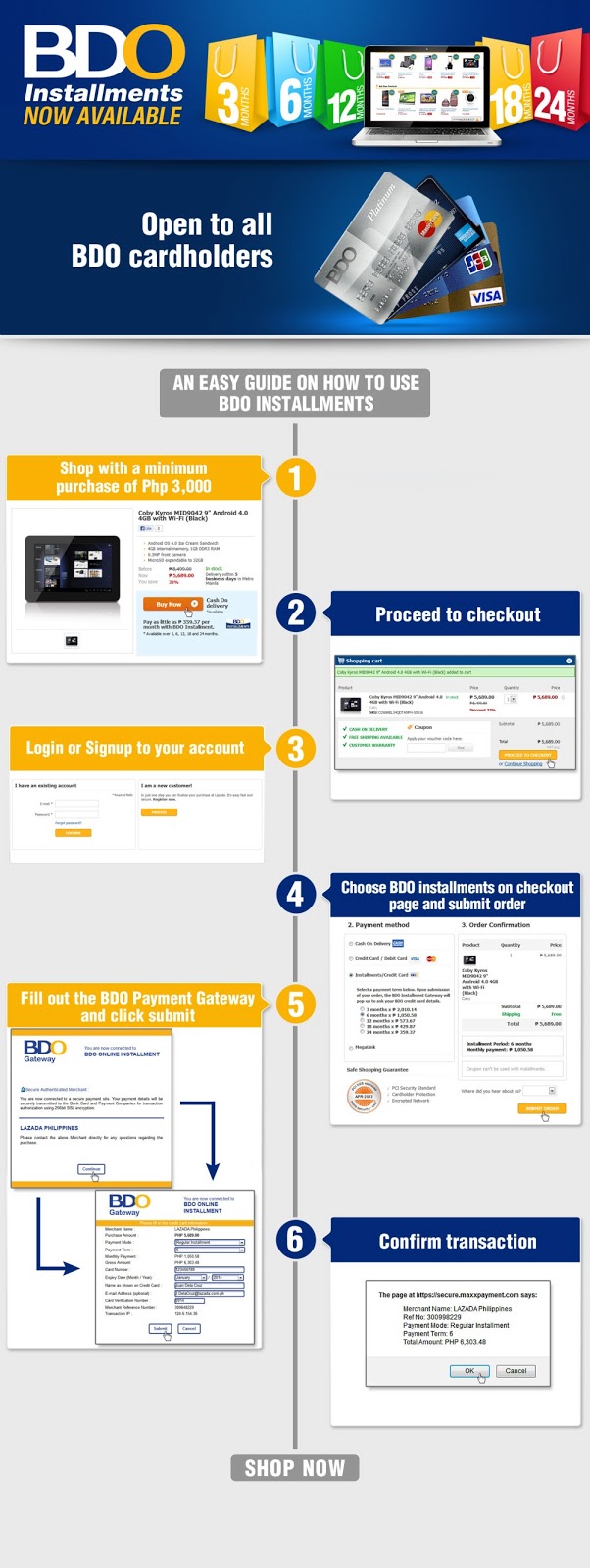 Online Shopping at Lazada Philippines Now Made Easier with BDO ...