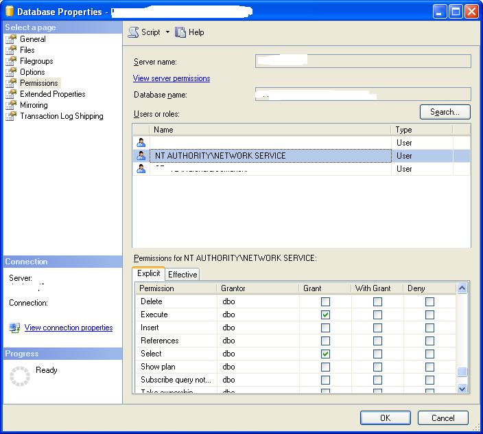 Query execution failed for dataset (rsErrorExecutingCommand) / SELECT ...