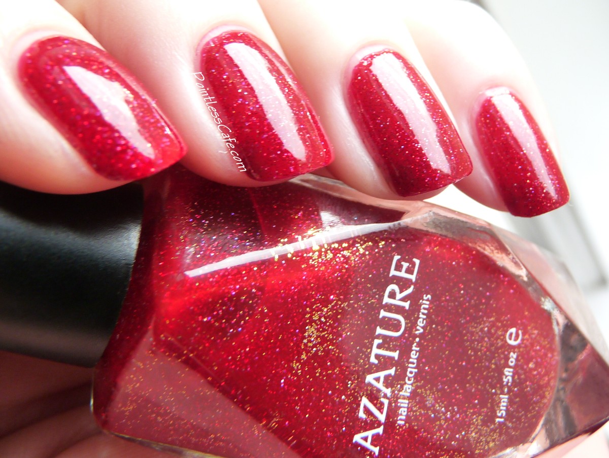 Azature Red - Swatches and Review | Pointless Cafe