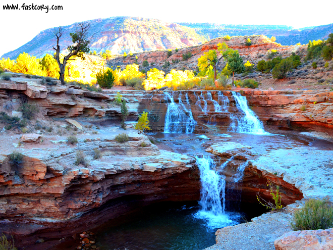 Fast Cory: Toquerville Falls - The Most Beautiful Waterfall In Utah