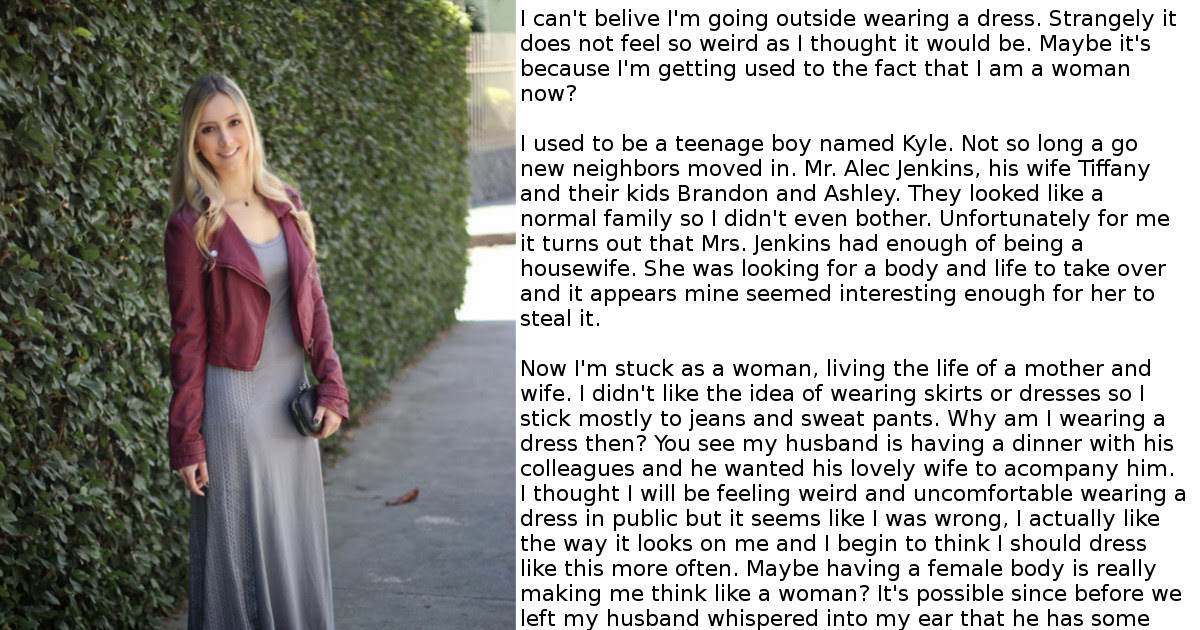 Marti's tg captions: Wearing a dress