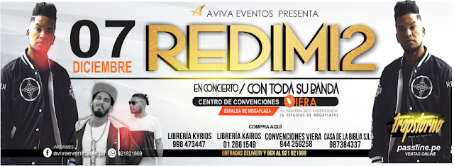 Redimi2 en Lima, Perú | 07 de Diciembre 2018 - EyC Cristianos: Eventos ...