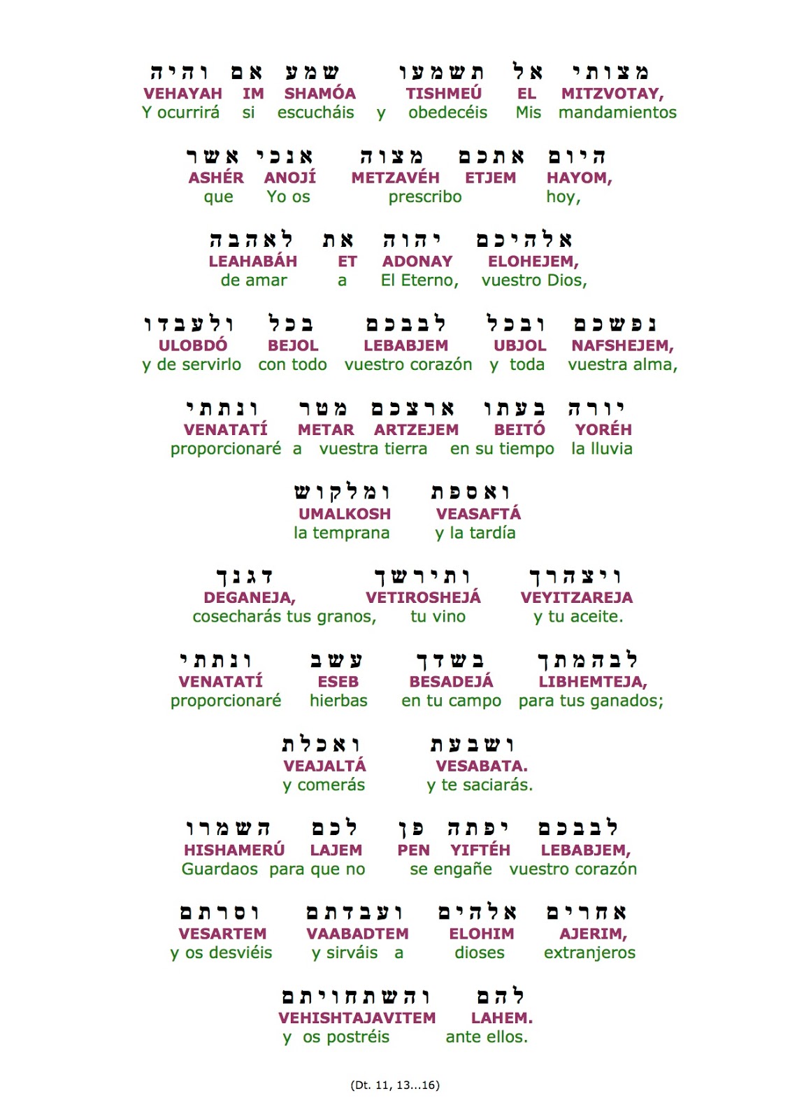 Oración del SHEMA ISRAEL | Casa de Oracion en Mision Avivamiento