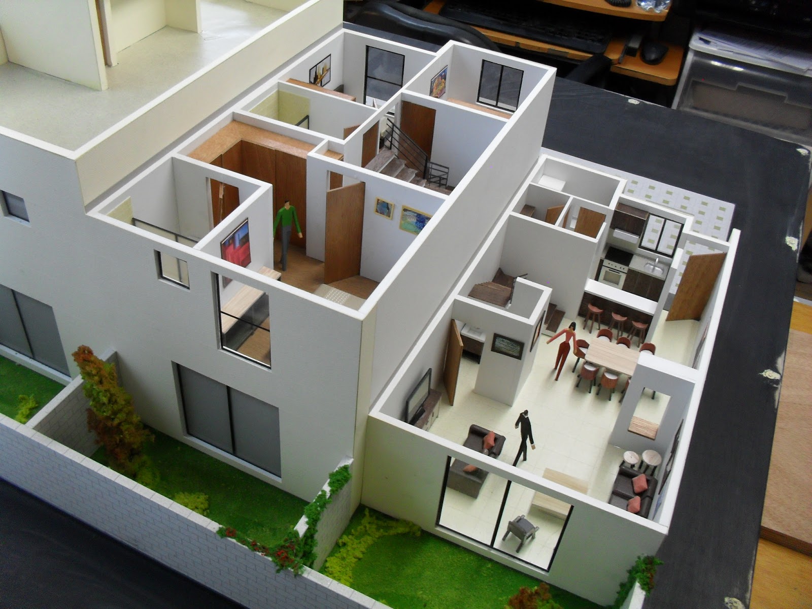 Maqueta de detalle de Casa Habitacion