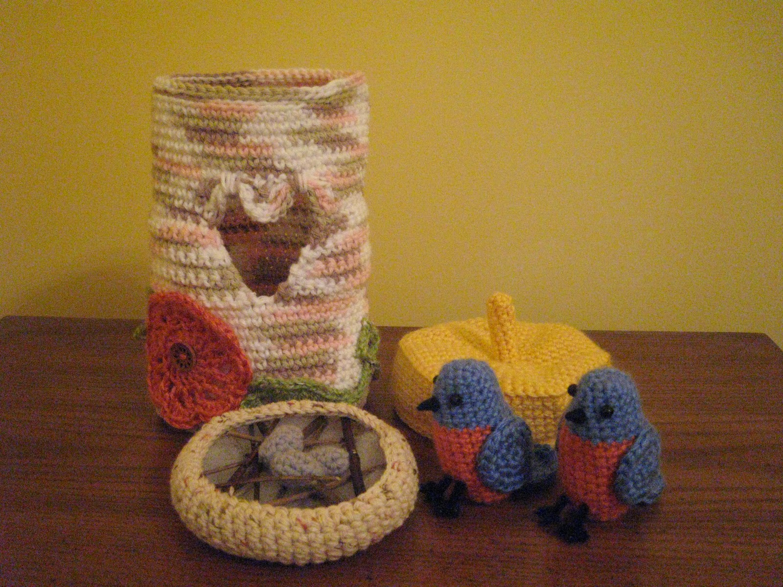 Crochet Machine: Bird House Set