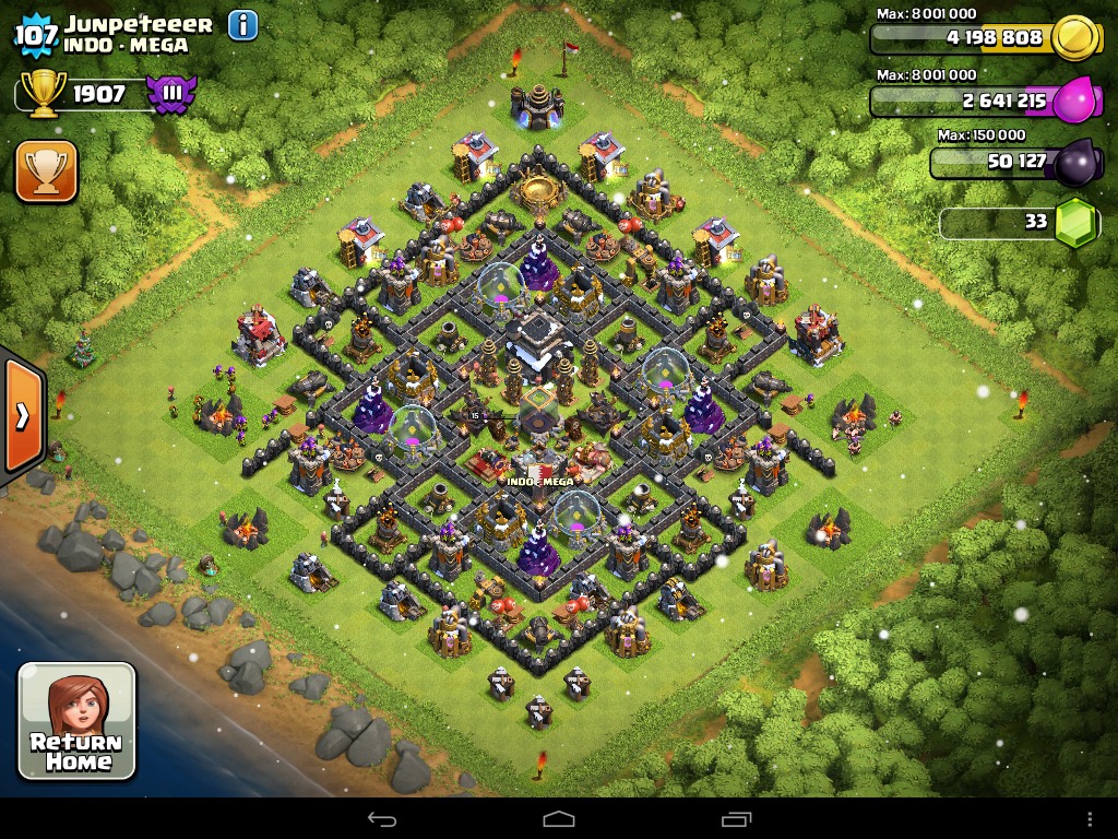 MARKAS CLASH OF CLANS: New Best COC Base Design TH 9 Hybrid