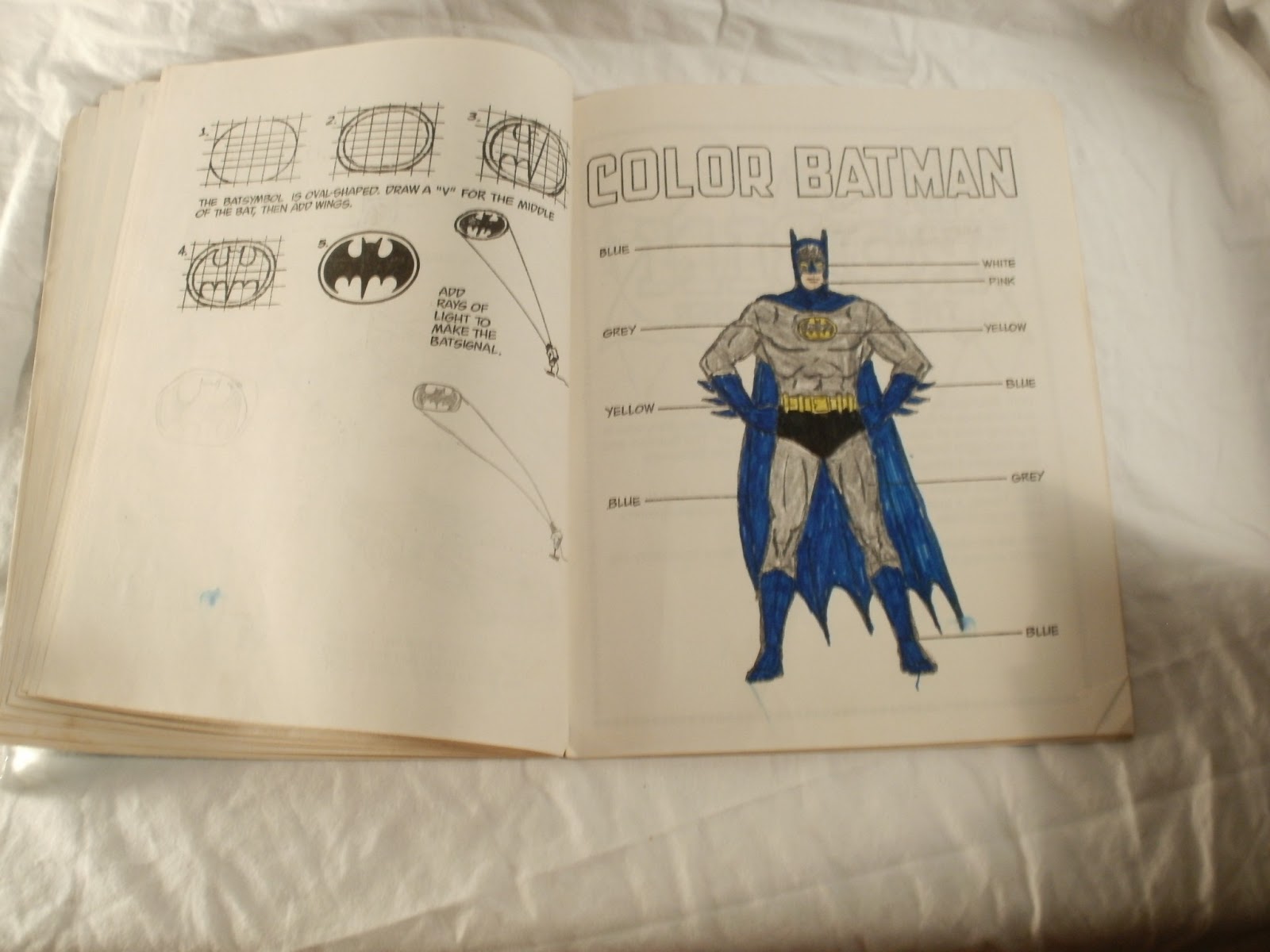 Mixed-Up Monster Club: Batman - Vintage 1983 "How To Draw Super Heroes ...