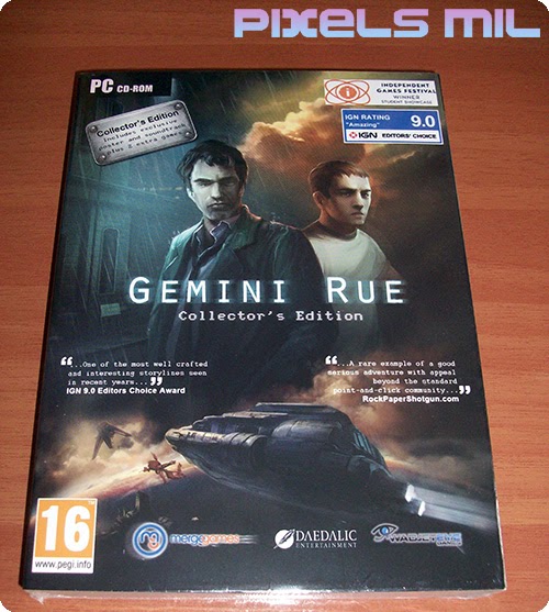 Pixels Mil: Unboxing: Gemini Rue (Collector's Edition)
