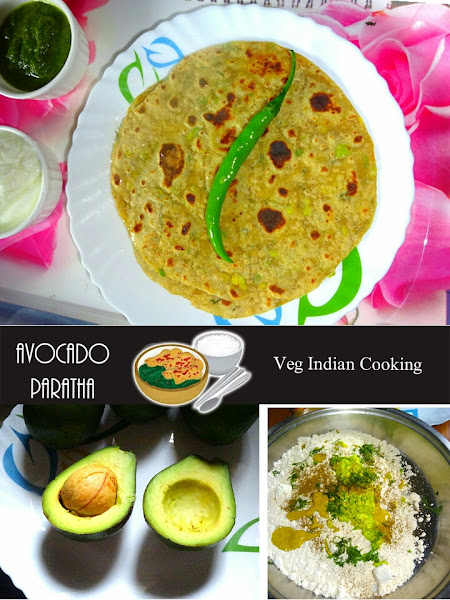 Veg Indian Cooking: Avocado Paratha