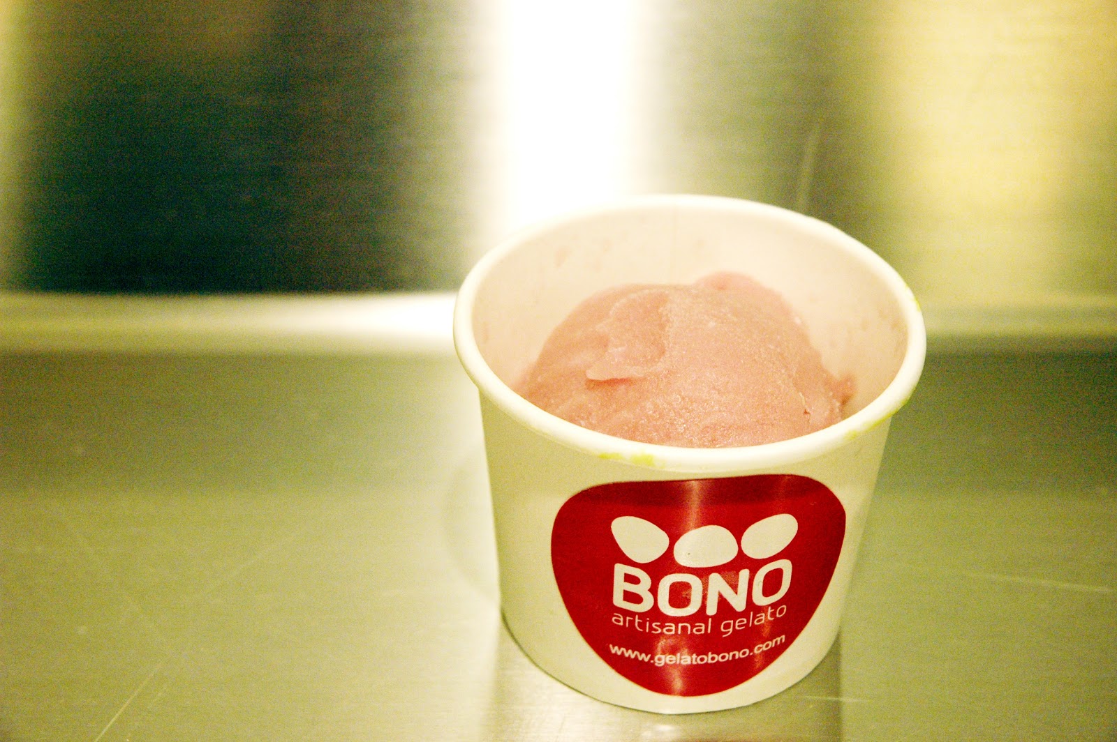 DUDE FOR FOOD: And Here's The Latest Scoop From Bono Artisanal Gelato...