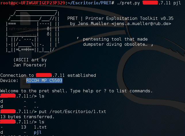 SystemExposed: PRET - The Printer Exploitation Toolkit