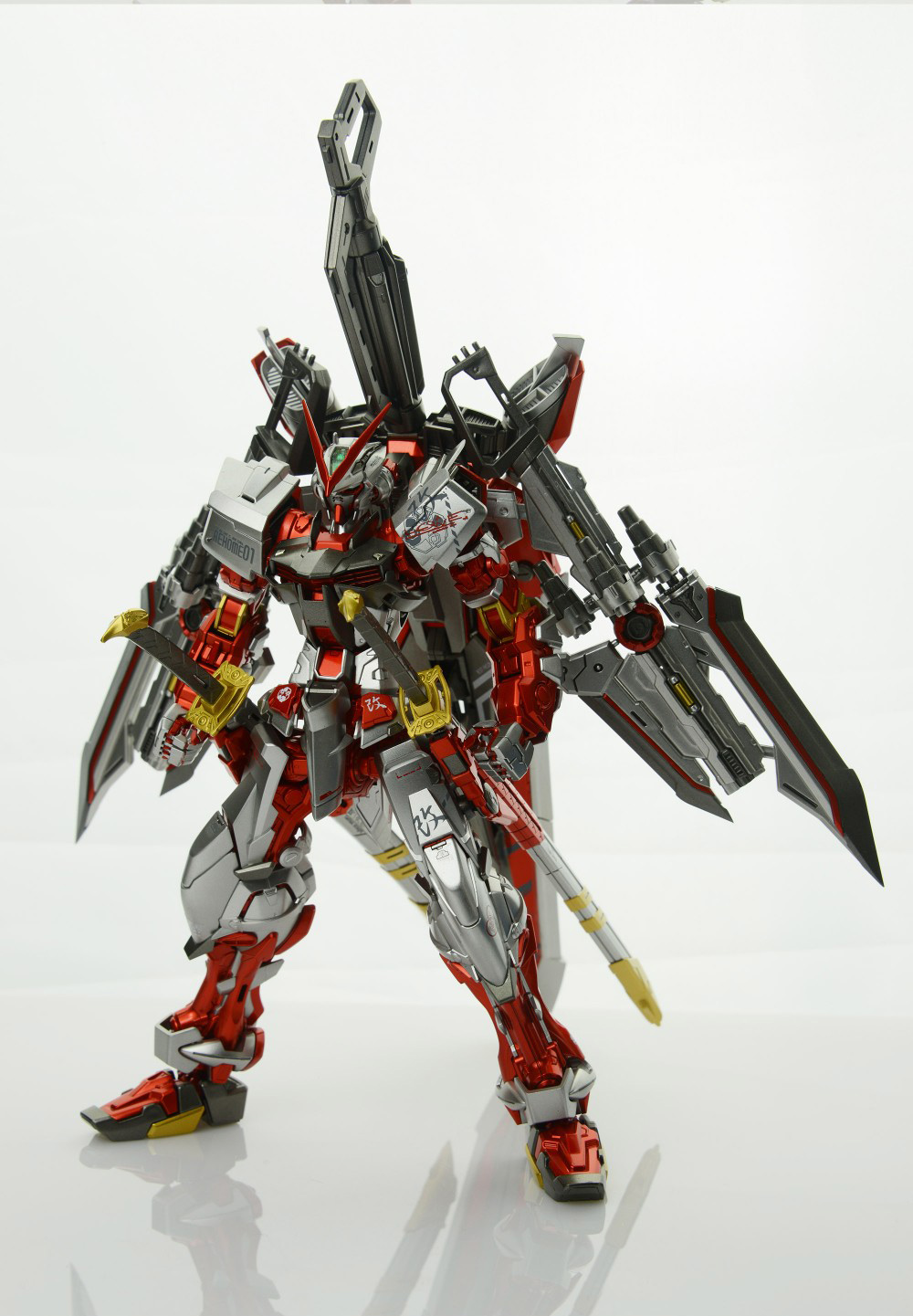 Custom Build: MG 1/100 Gundam Astray Red Frame Kai + Caletvwlch