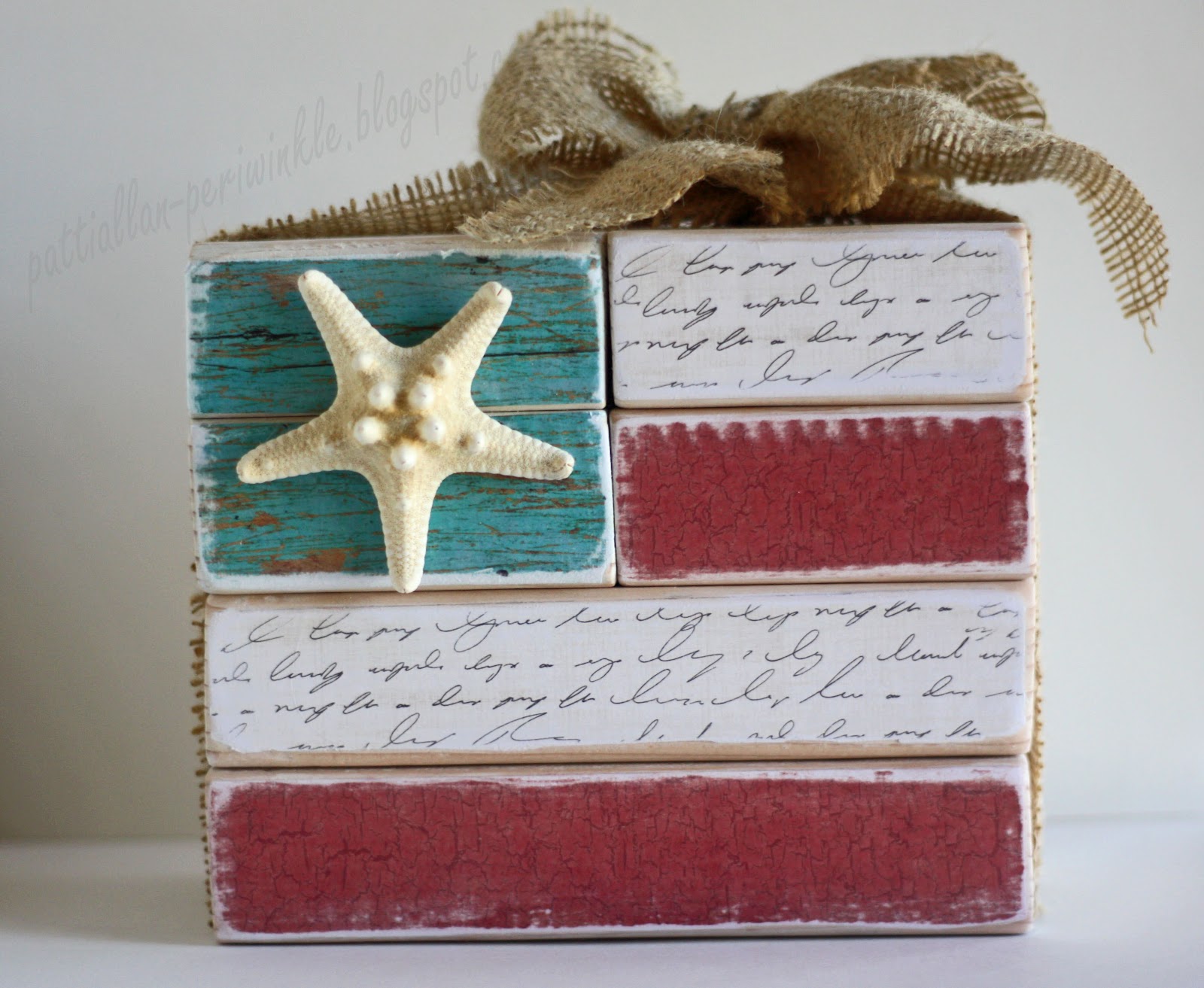 Periwinkle--Good Times!: Flag Block #2