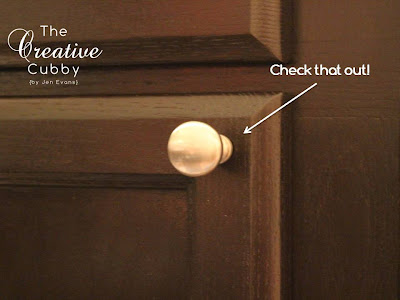 The Creative Cubby: How to Add Hardware to Cabinets