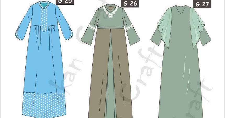 30 Aplikasi Desain Baju Gamis