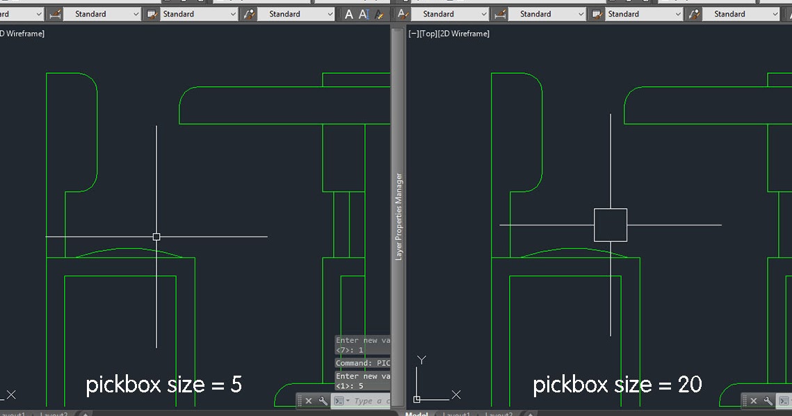 Cara Mengubah ukuran Selection Pickbox dan Crosshair pada AutoCAD ...