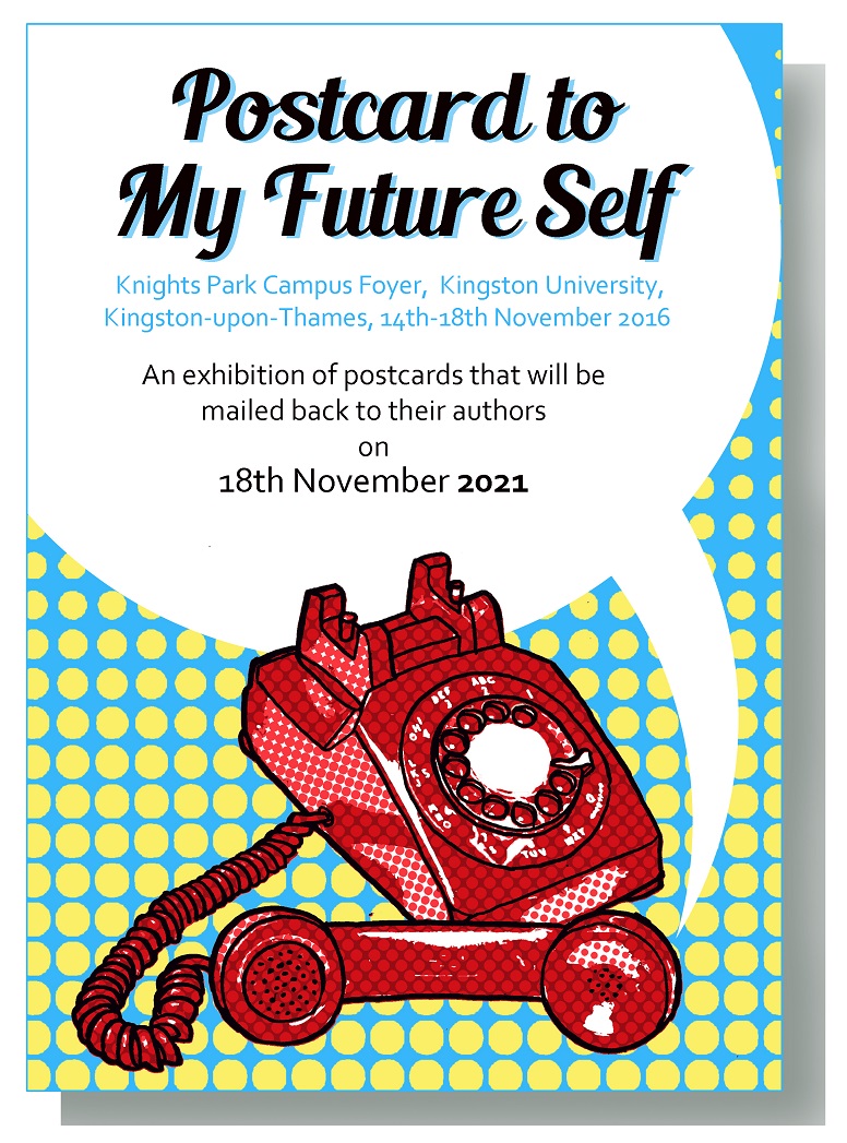 Collect Connect: Postcard to My Future Self exhibition