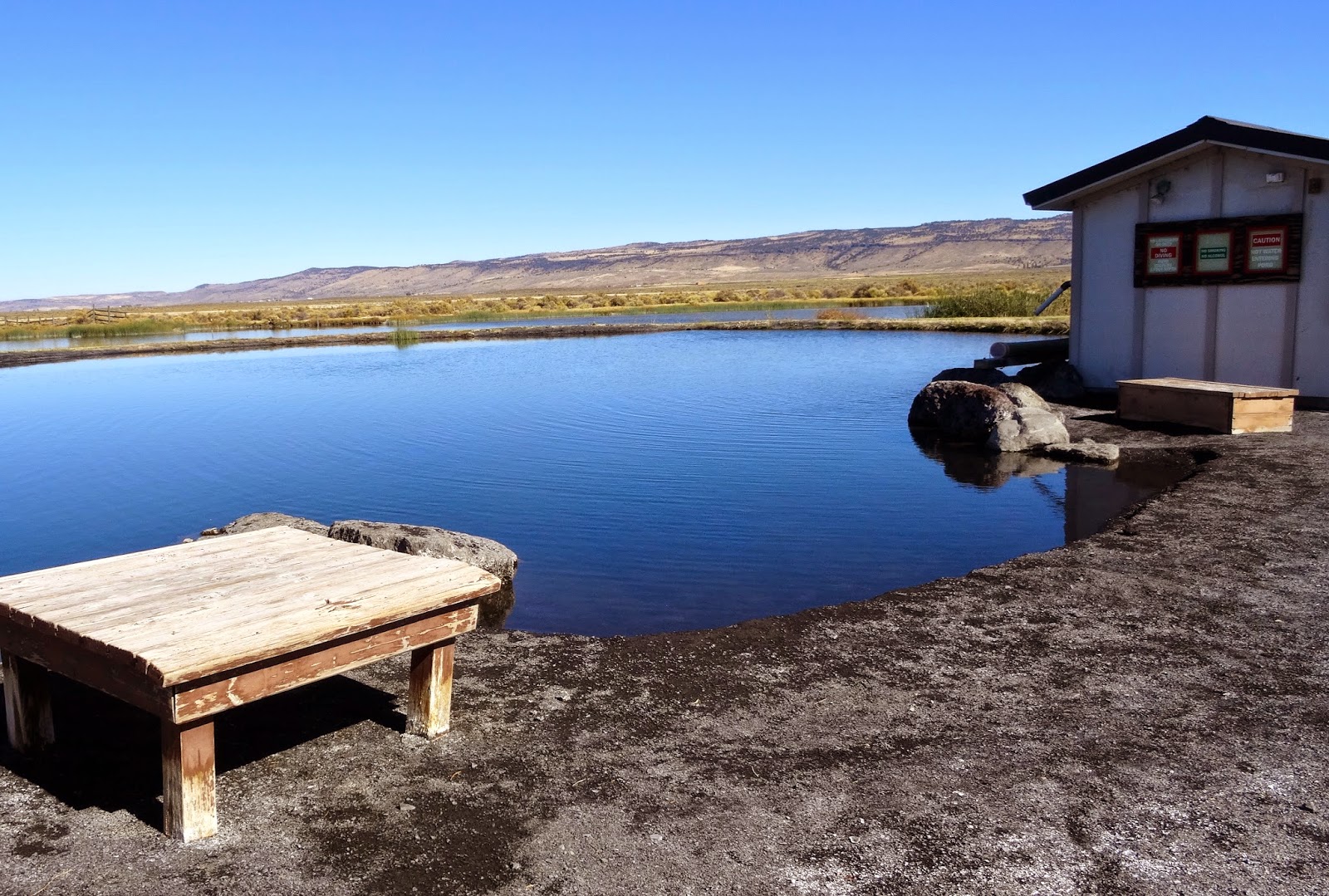 Jim and Bev: Crane, Oregon: Crystal Crane Hot Springs