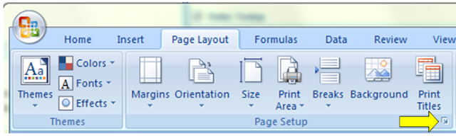 Excel Professor: Print Formatting : Show header rows show on every page