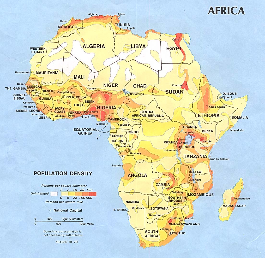 MAPS OF AFRICA - AFRICA MAPS