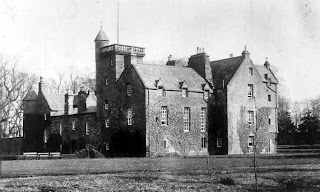 Tour Scotland: Old Photograph Ethie Castle Scotland
