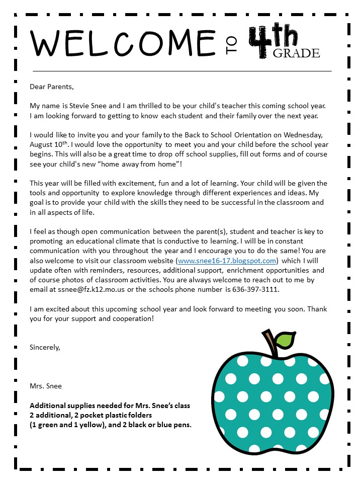 Welcome to 4th grade!: July 2016