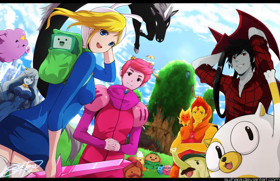 Adventure Time Versi Anime