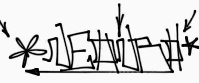 Tag o firma en el graffiti