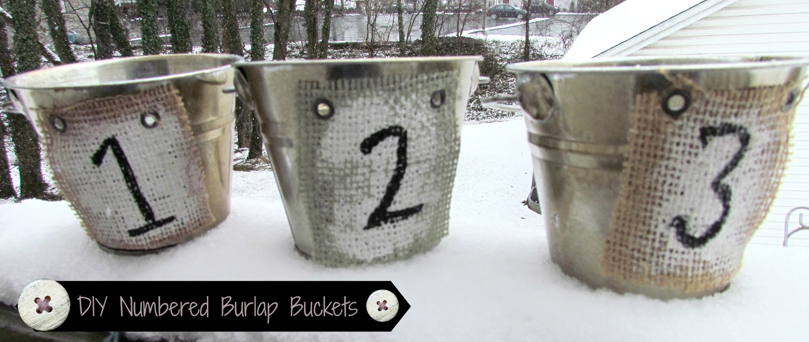 Oh.Scrap.That.: DIY Numbered Burlap Buckets