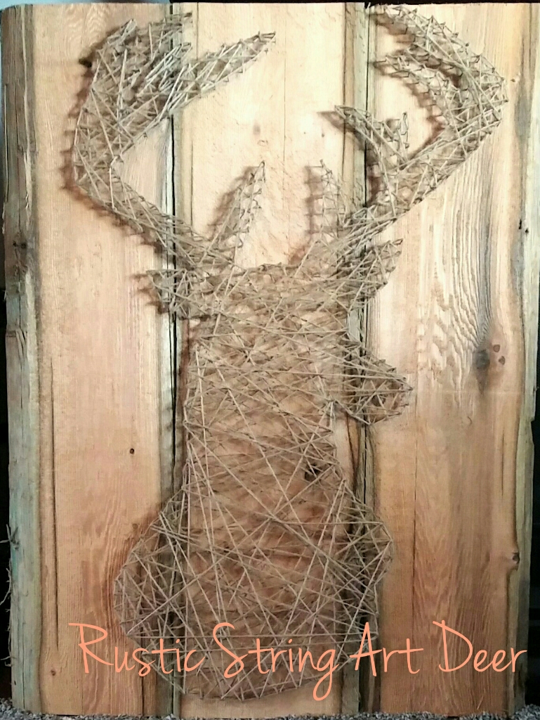 Perfect Enough: Rustic String Art Deer