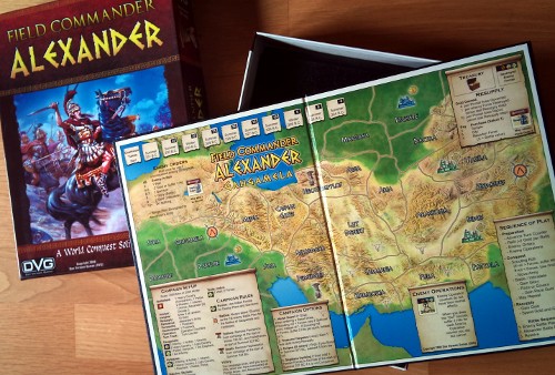 Field Commander Alexander The Great Board Game - fasrtheatre