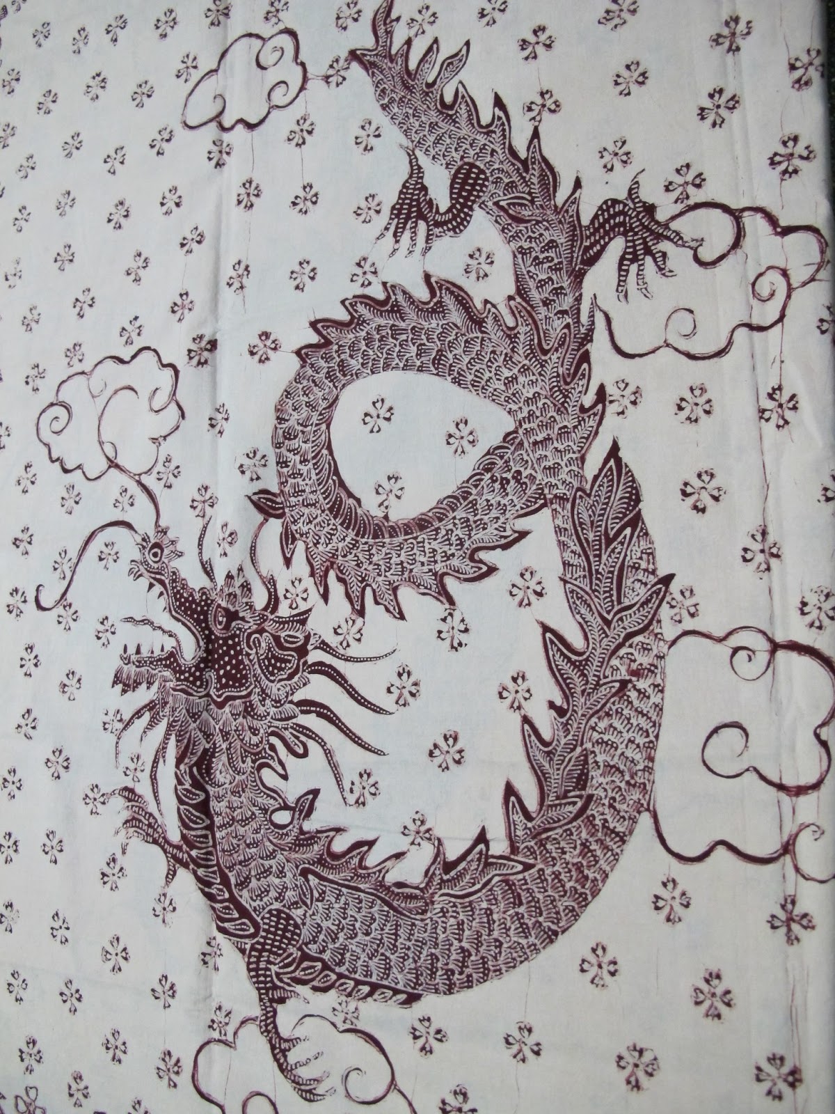 Gambar Batik Naga | Gambar Batik Sederhana